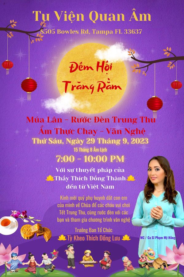 Tết Trung Thu 2023 – Mid-Autumn Festval – Moon Festival at Quan Am ...